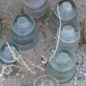 Other | Vintage Glass Electric Insulators | Poshmark